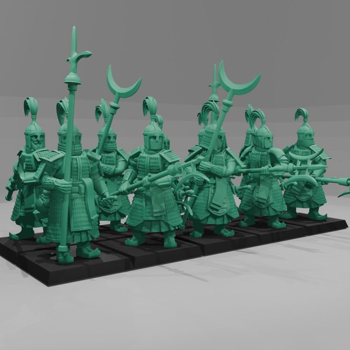 下载 Cathay Imperial Heavy Phalanx 通过 Cosmic Brother Miniatures